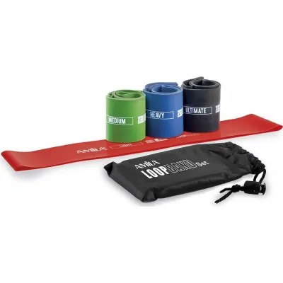 Loop Band Set - Σετ 4 κυκλικά λάστιχα αντίστασης + θήκη μεταφοράς